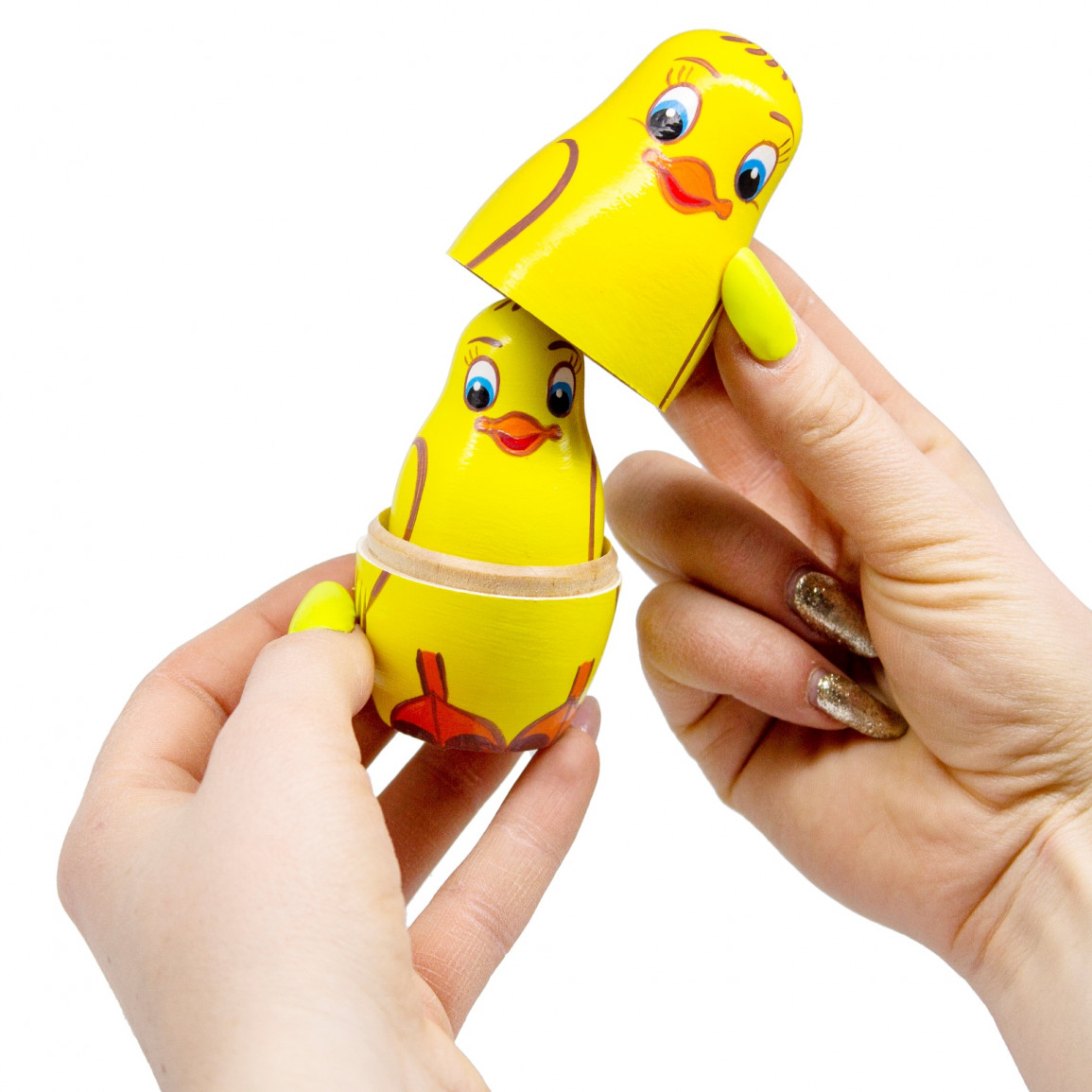 Matryoshka Duck, Russian folk toys, 5 in 1 set | Brest Souvenir Factory