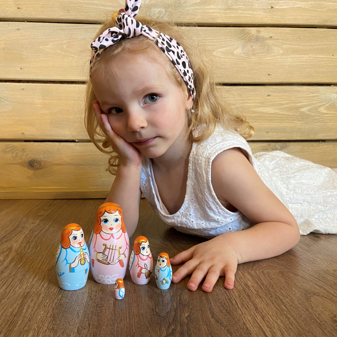 Matryoshka Angel Figures, original gift, set of 5 pieces available for ...