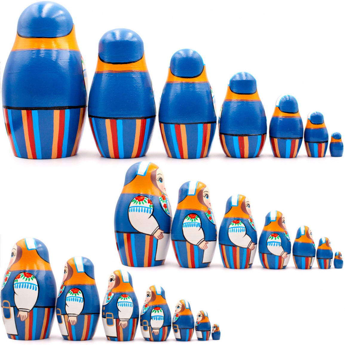 Matryoshka in Traditional Finnish Costume (Set of 7 pcs) Buy Online ...
